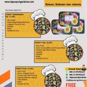 Paket Nasi Bento Murah Meriah | 081319595627 Catering Bekasi | Jakarta