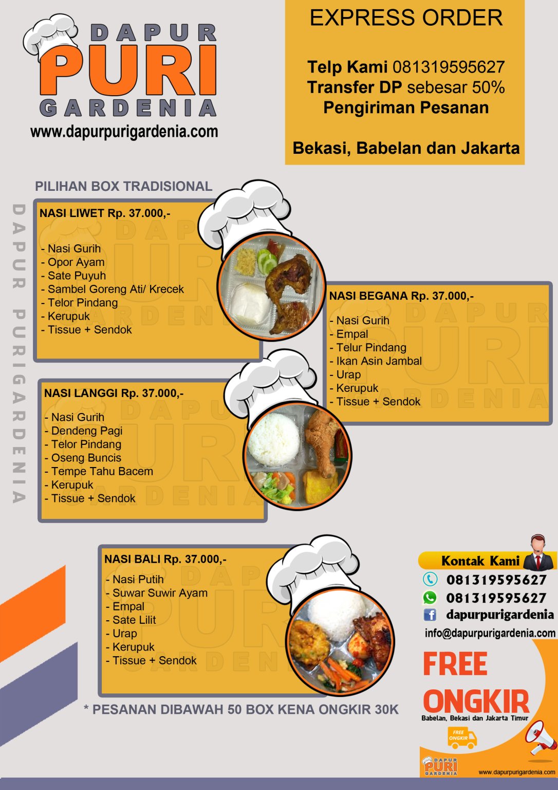 Nasi Box Tradisional | 081319595627 Catering Bekasi | Jakarta
